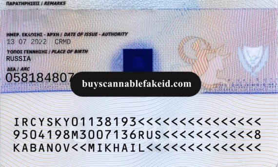 Cyprus Fake Residence Permit - Buy Fake Id | Best Fake Scannable Ids Online
